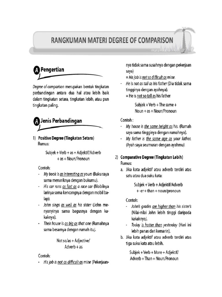 Comparison Degree | PDF
