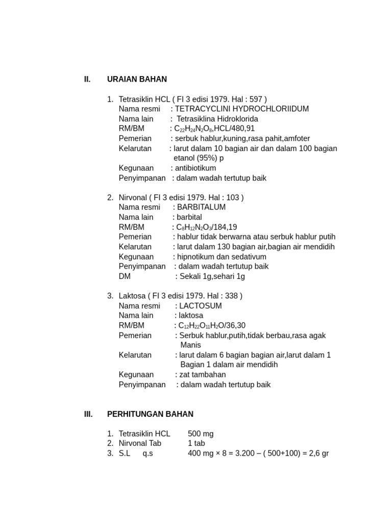 Ilmu Resep Farmasi | PDF