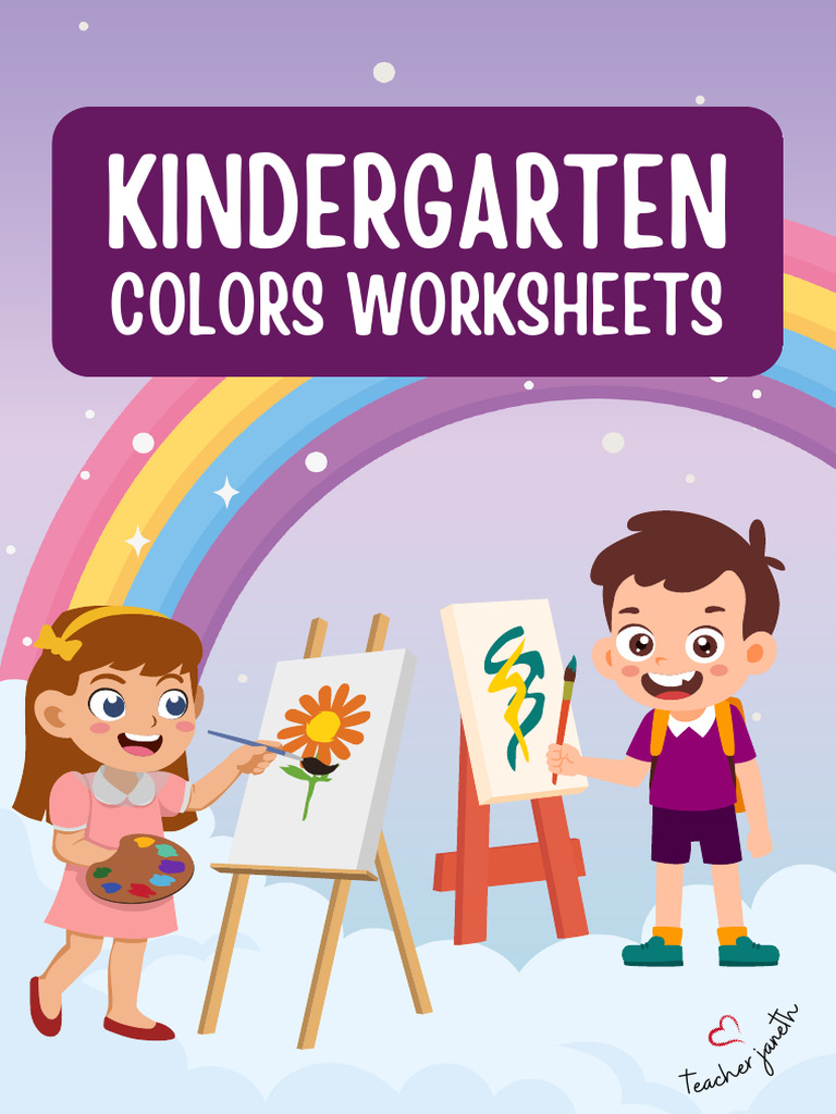 Kindergarten Colors Worksheets | PDF | Color | Psychophysics