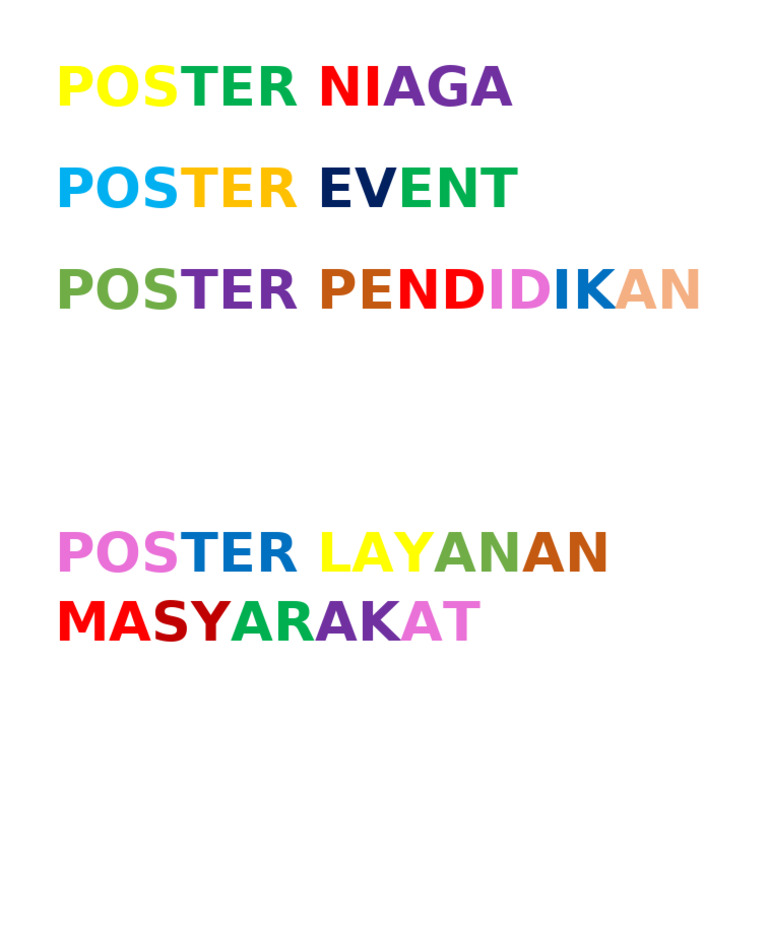 Poster Niaga | PDF