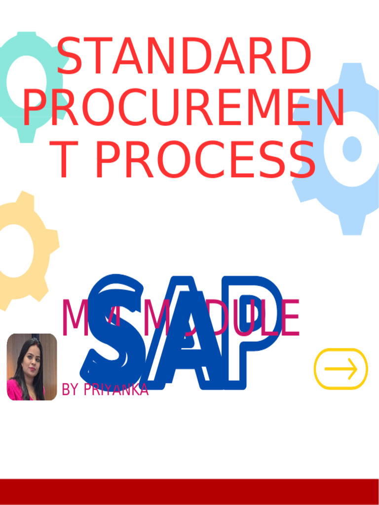 Standard Procurement Process Guide | PDF | Procurement | Receipt