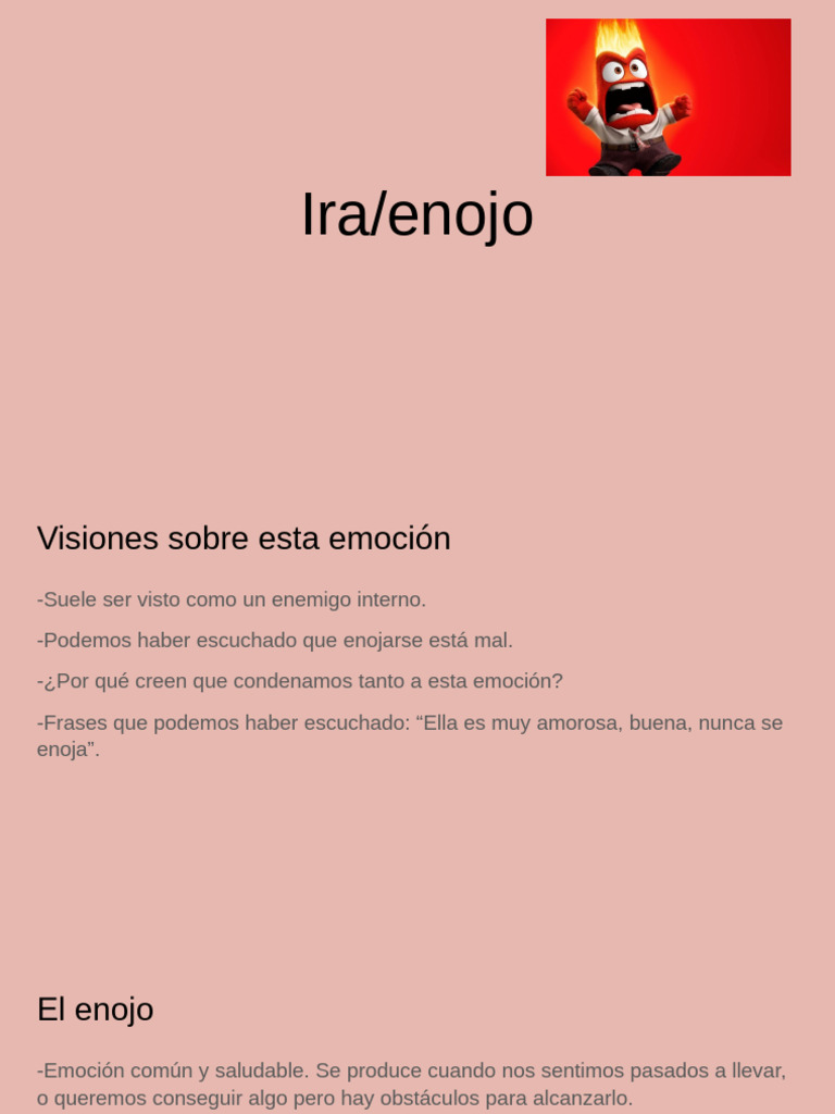 Enojo: Comprensión y Gestión Saludable | PDF | Ira | Las emociones