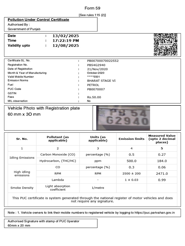 2940 | PDF | Exhaust Gas | Pollution
