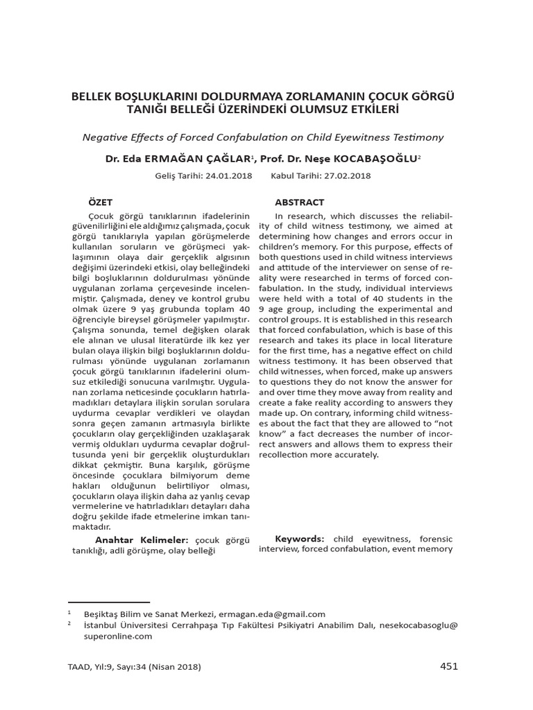 BELLEK BO__LUKLARINI DOLDURMAYA ZORLAMANIN __OCUK G__RG__ TANI__I BELLE____ __ZER__NDEK ...