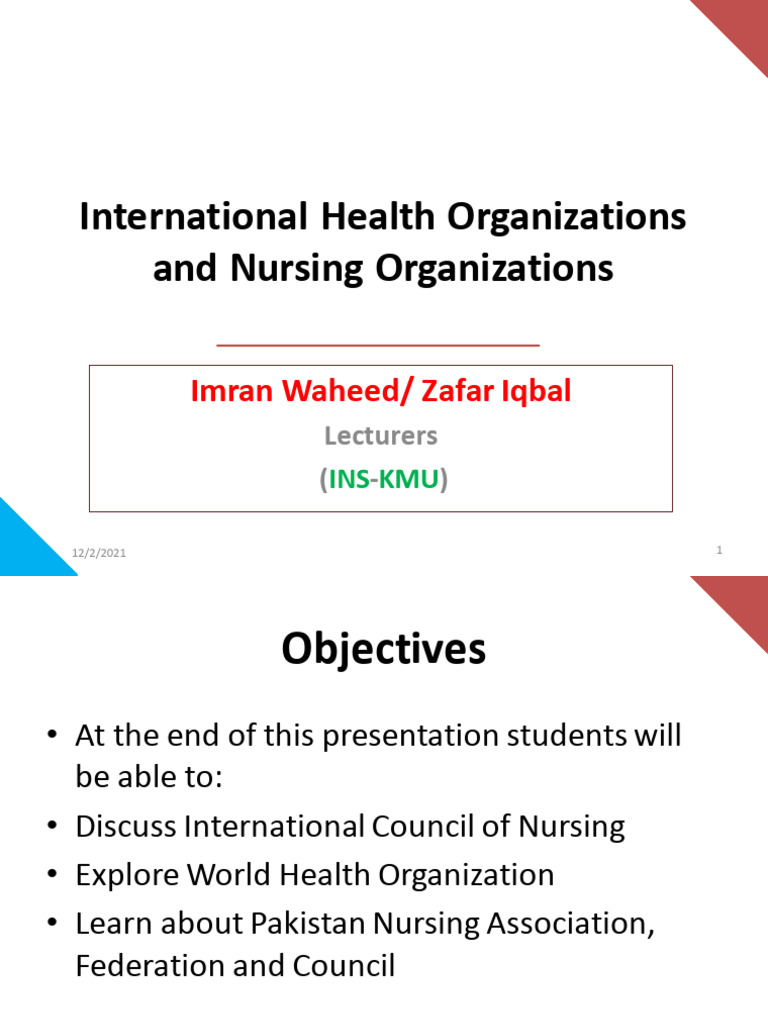 Overview of International Nursing Bodies | PDF | World Health ...