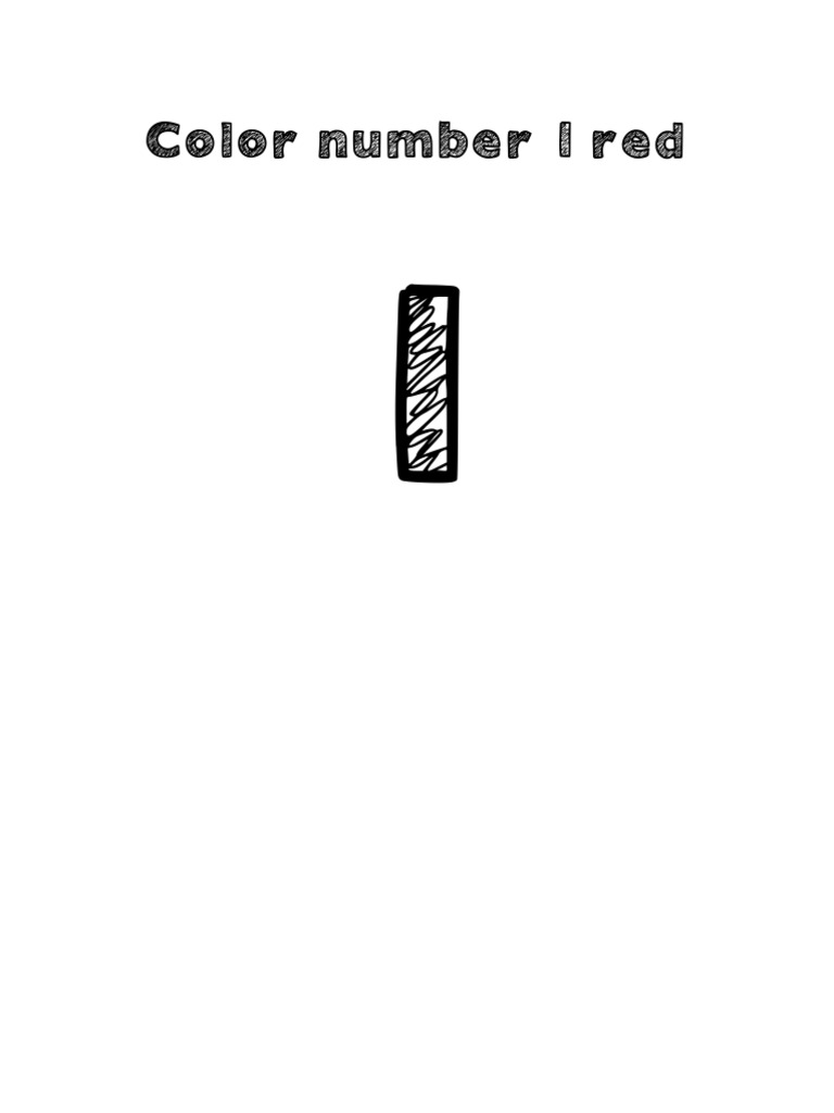 Color Number 1 Red | PDF