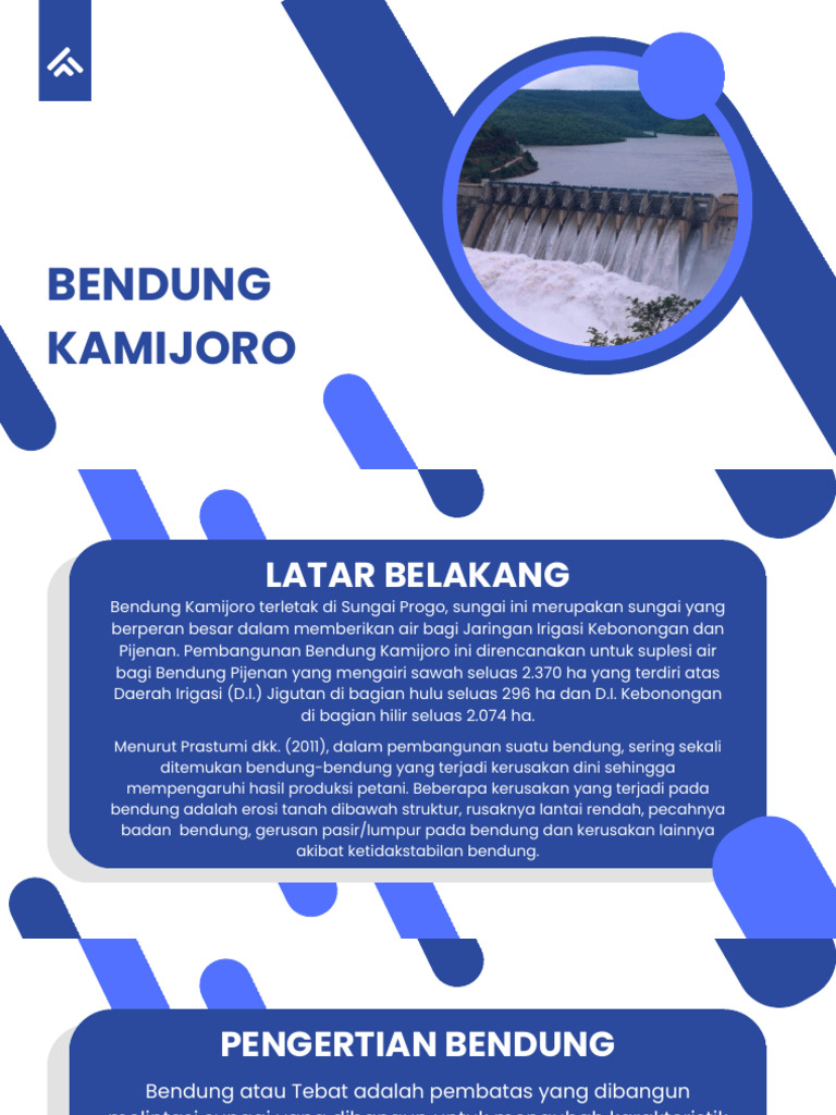 Analisis Stabilitas Bendung Kamijoro | PDF