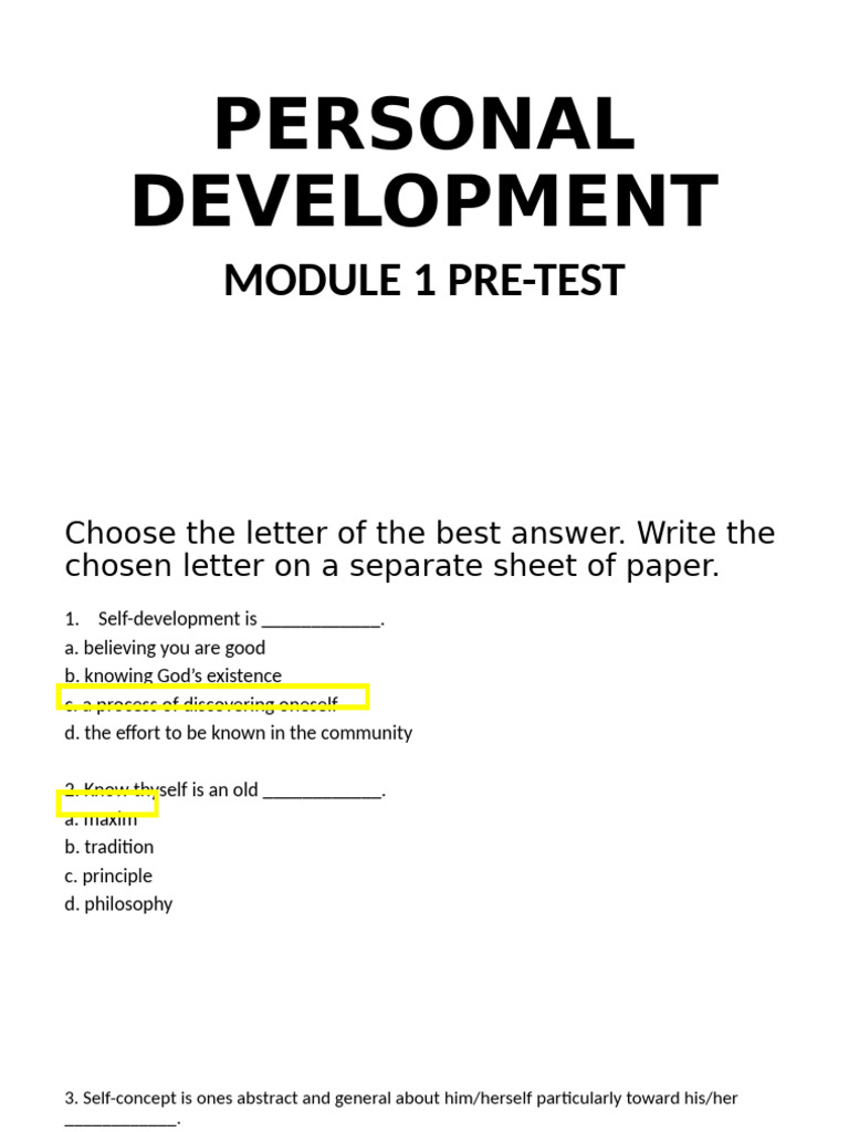 Perdev Exam Coverage | PDF | Self Esteem | Psychoanalysis