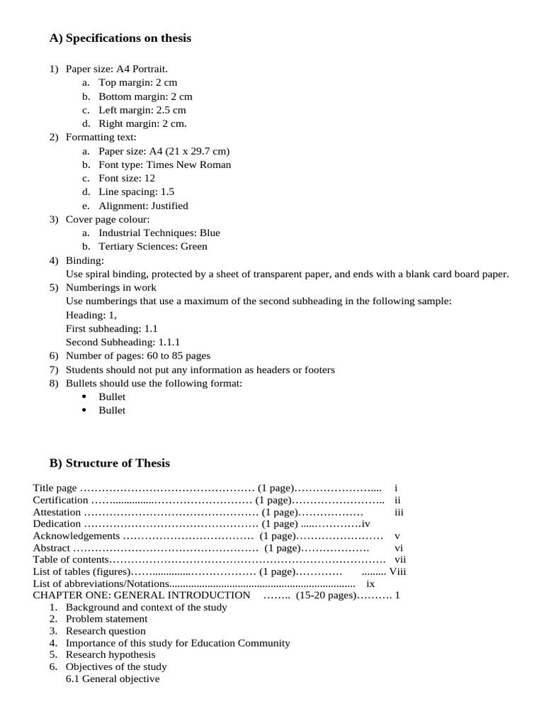 Thesis Format For Comp Science - 090835 | PDF | Statistics | Thesis
