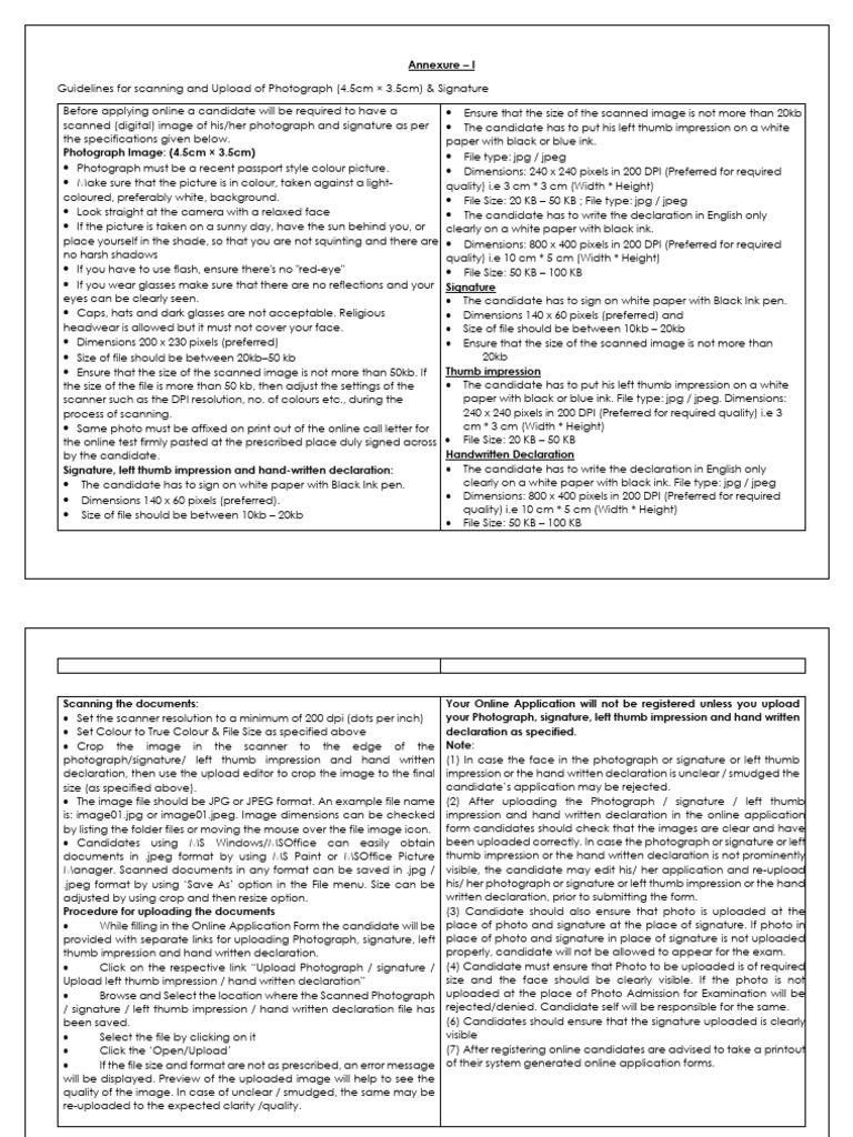 Annexure - I | PDF | Image Scanner | Pixel