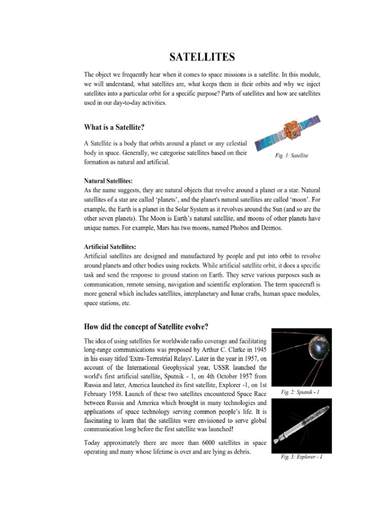 satellites | PDF