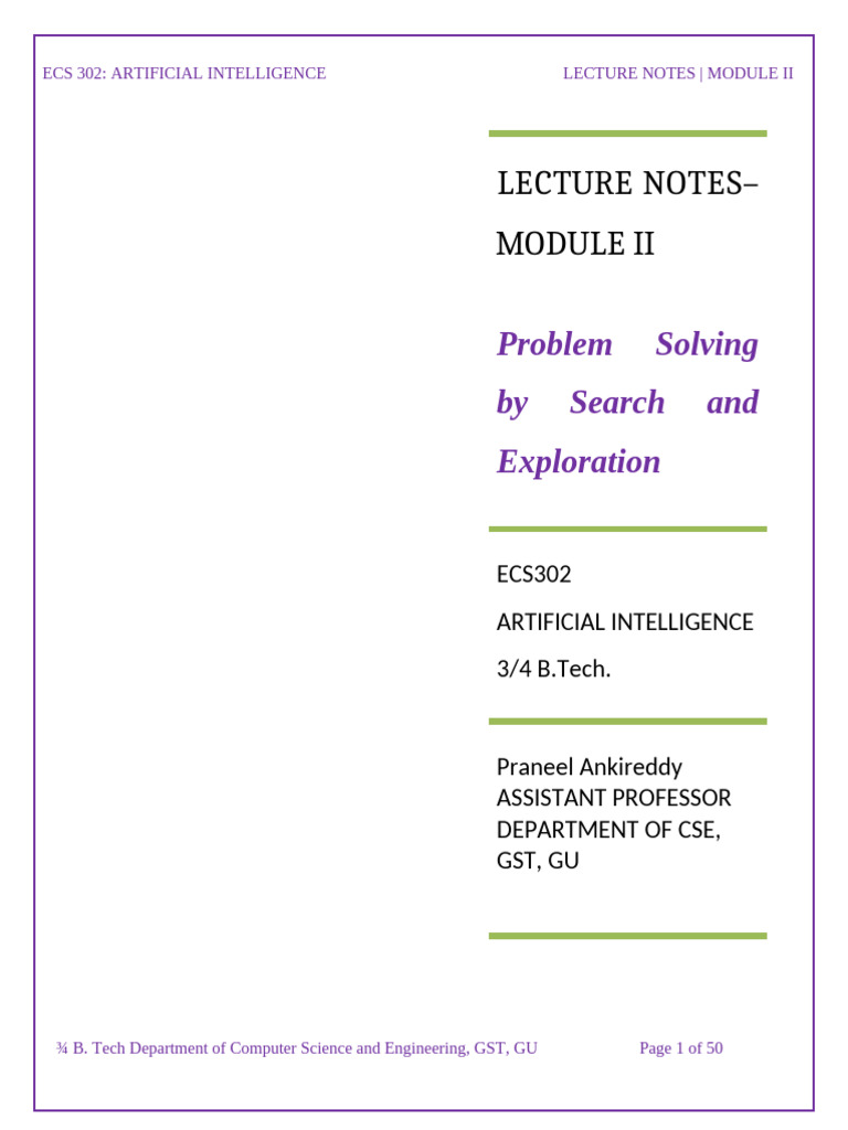 AI Problem Solving: Search Strategies | PDF | Artificial Intelligence ...
