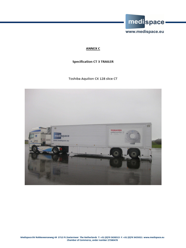Mobile CT Trailer Specifications Guide | PDF | Elevator | Trailer (Vehicle)