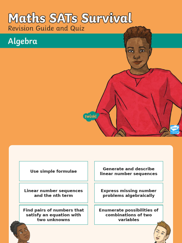 Maths Mastery Y6 Algebra Revision Guide | PDF | Equations | Algebra