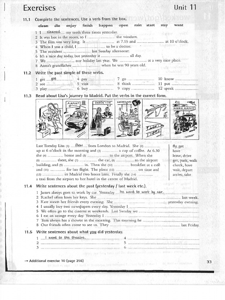 Unit 11 Exercises | PDF