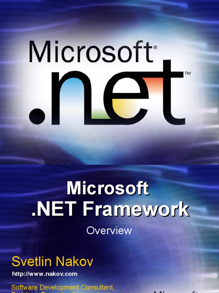 DotNet Framework | PDF | C Sharp (Programming Language) | Web Service