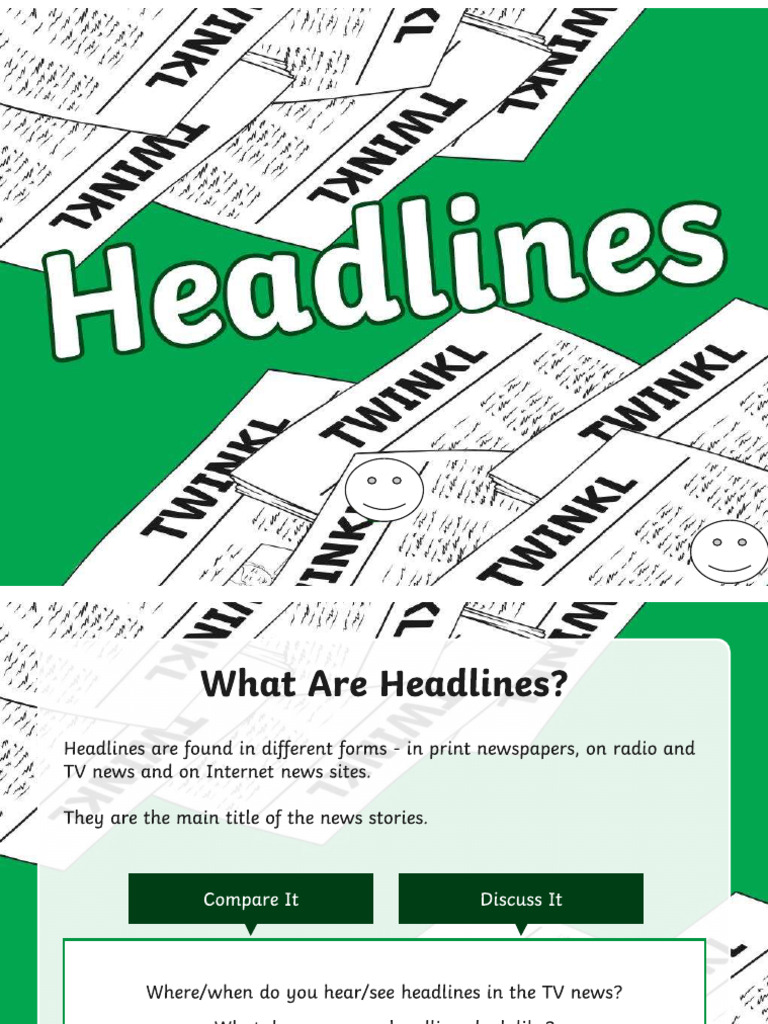 Headlines | PDF