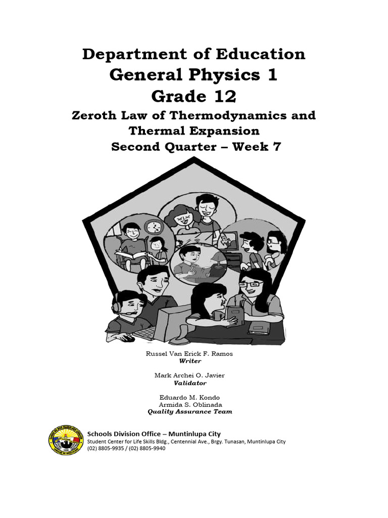 7 GenPhy SLEM Week 7 2nd Q QATEAM.v.1.0 | PDF | Temperature | Fahrenheit