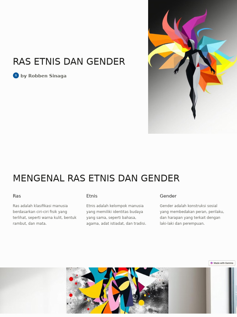 RAS-ETNIS-DAN-GENDER | PDF