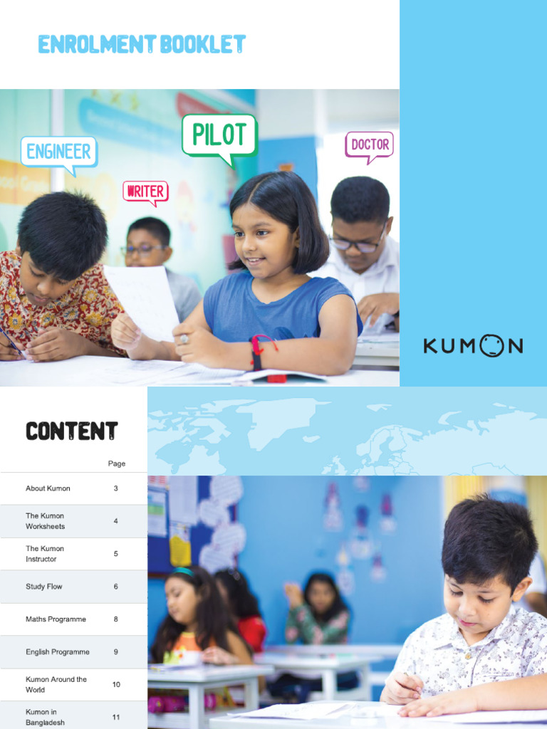 Enrolment Bookolet BRAC Kumon Ltd. | PDF