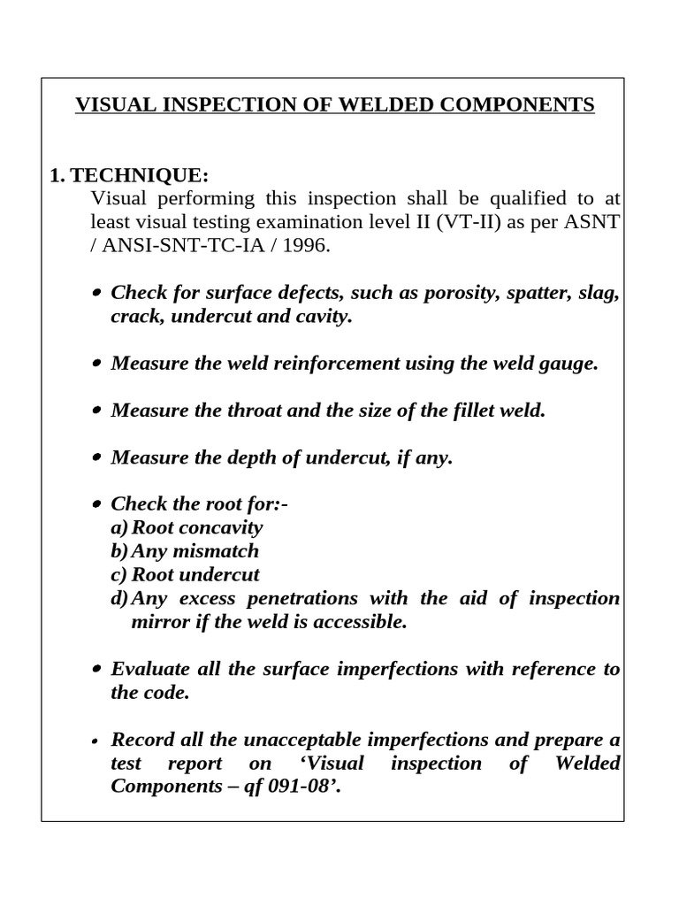 333716780-Visual-Inspection-of-Welded-Components | PDF | Pipe (Fluid ...