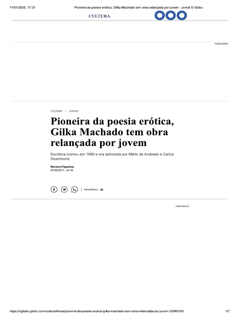 Gilka Machado | PDF