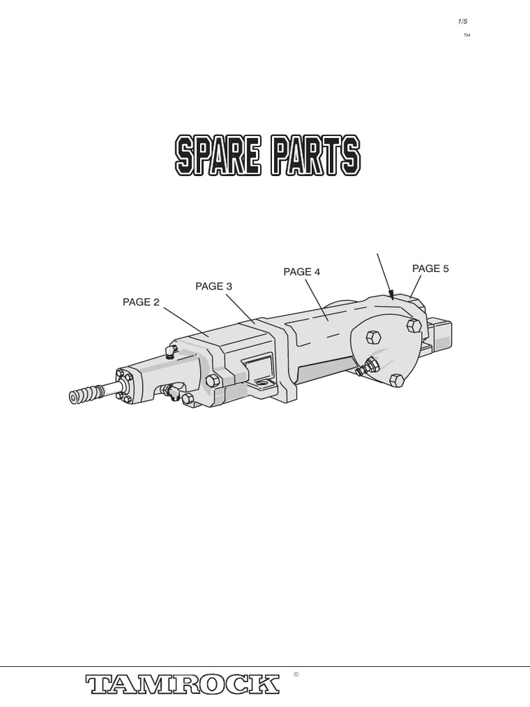 Hydraulic Rock Drill HL 510 | PDF | Mechanical Engineering | Manufactured Goods