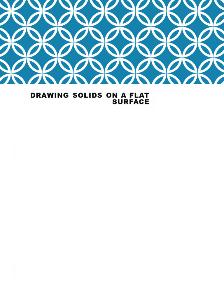 Drawing Solids On A Flat Surface | PDF