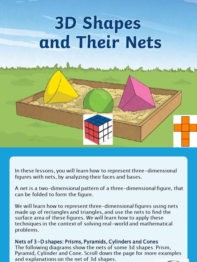 Nets For Building 3D Shapes | PDF