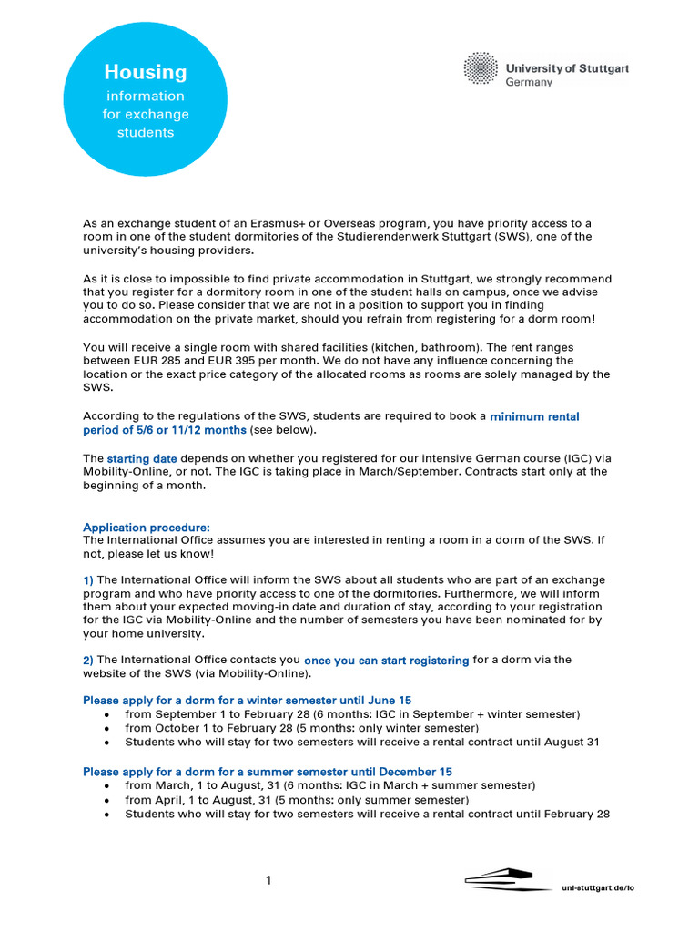Housing Alle Programme | PDF | Dormitory