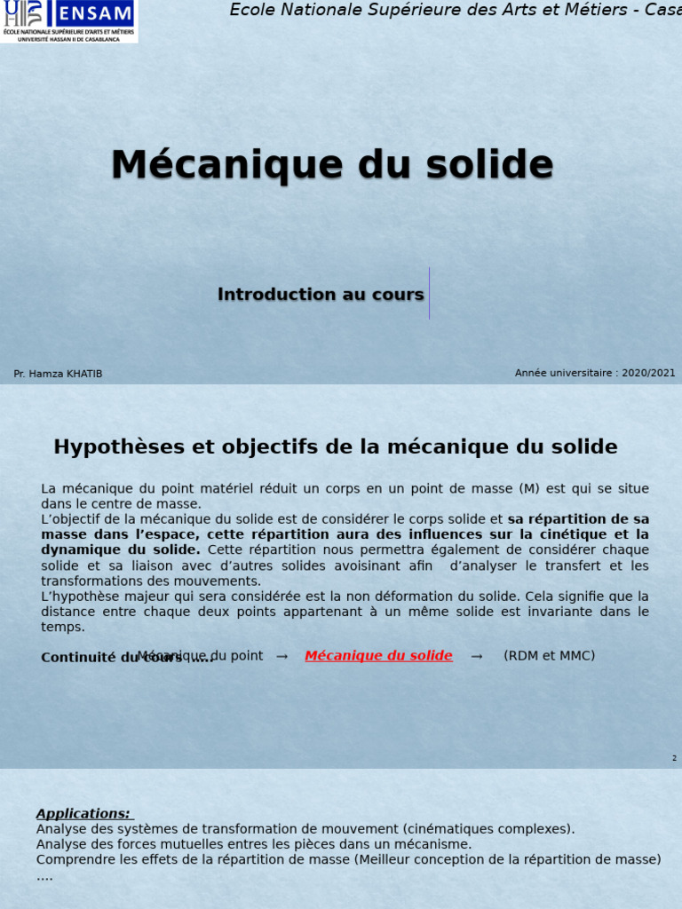 Chapitre 1_ Formalisme et outils mathÃ©matiques_2020 | PDF | Espace ...