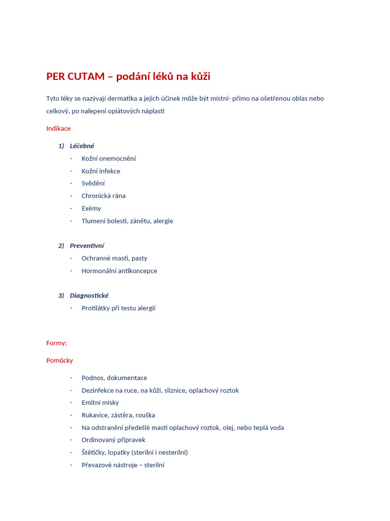 Léky - PER CUTAM - Kopie | PDF