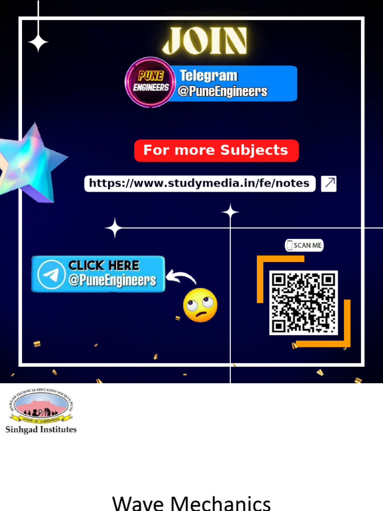 PHY - Unit 2 PPT - 2024 Pattern | PDF | Waves | Wave Function