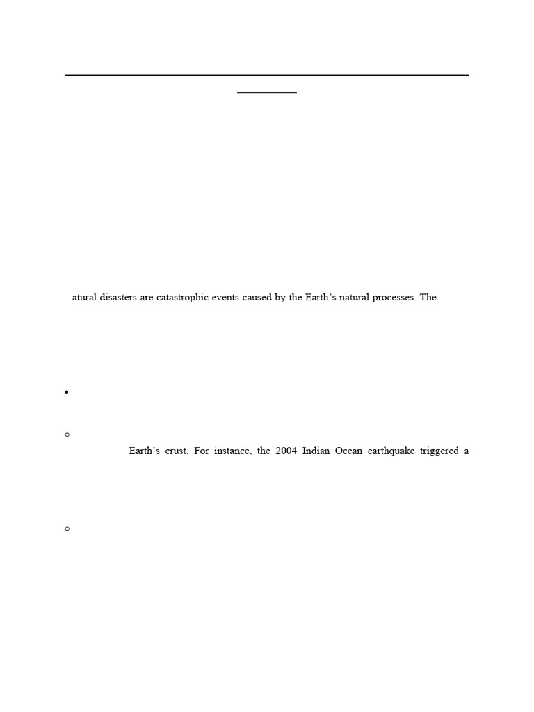 Natural vs. Man-Made Disasters Explained | PDF | Natural Disasters ...