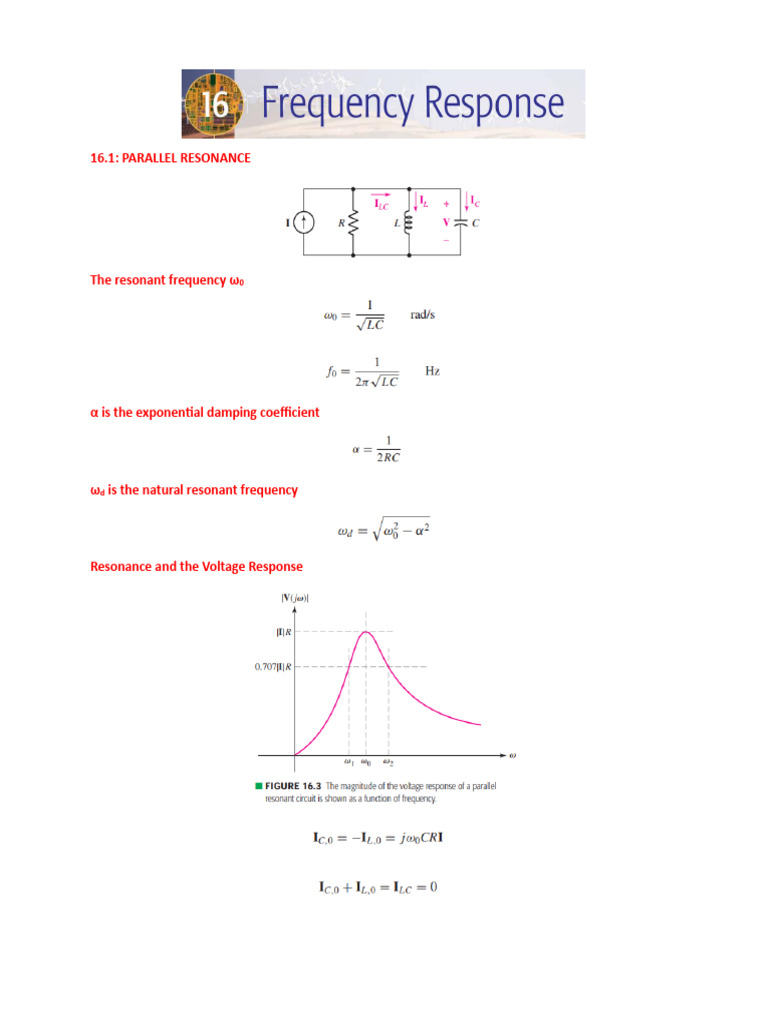 Resonance in RLC Circuits | PDF