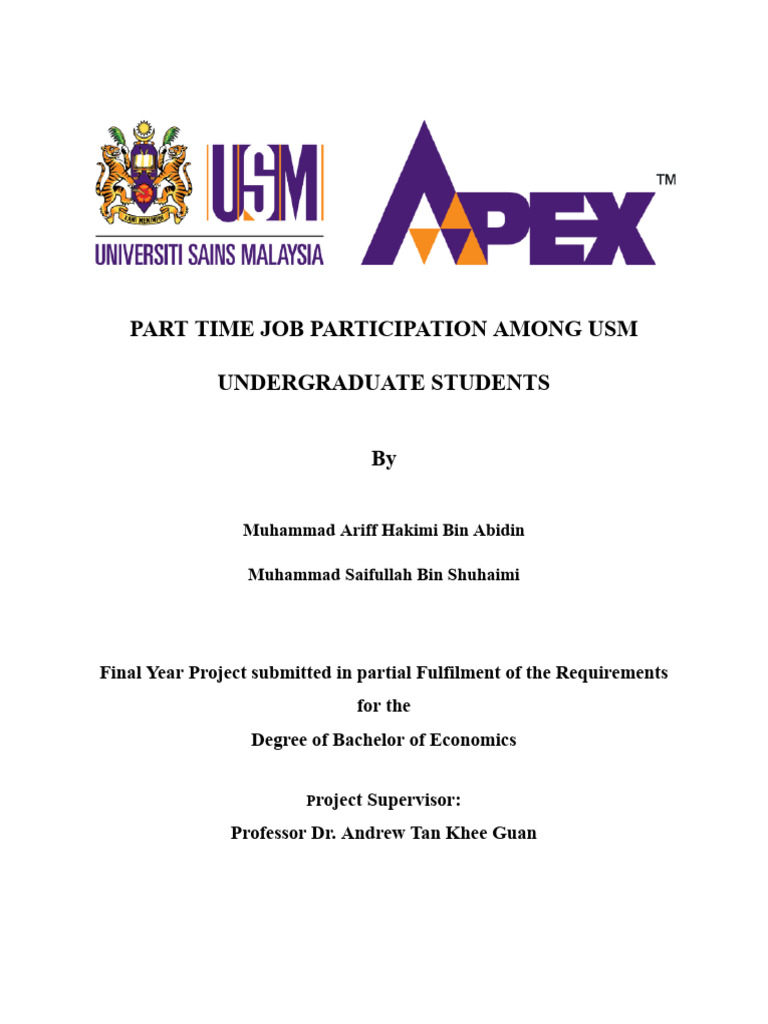 Participation Among USM Undergraduate Students | PDF | Cost Of Living ...