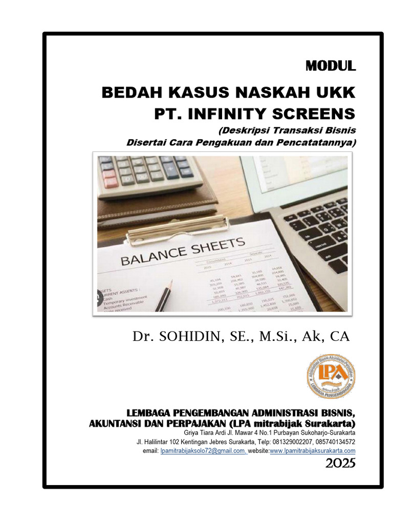 Kebijakan Akuntansi PT Infinity Screens | PDF