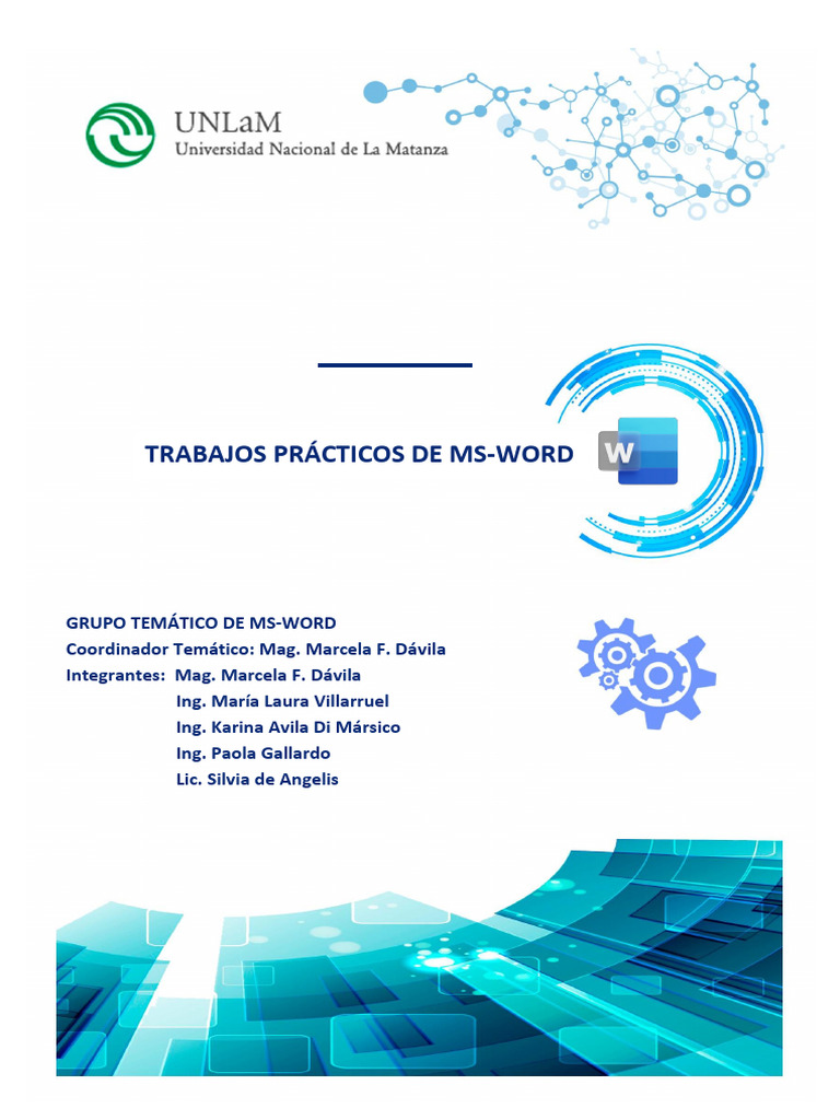 TP1 Word | PDF | Archivo de computadora | Microsoft Word