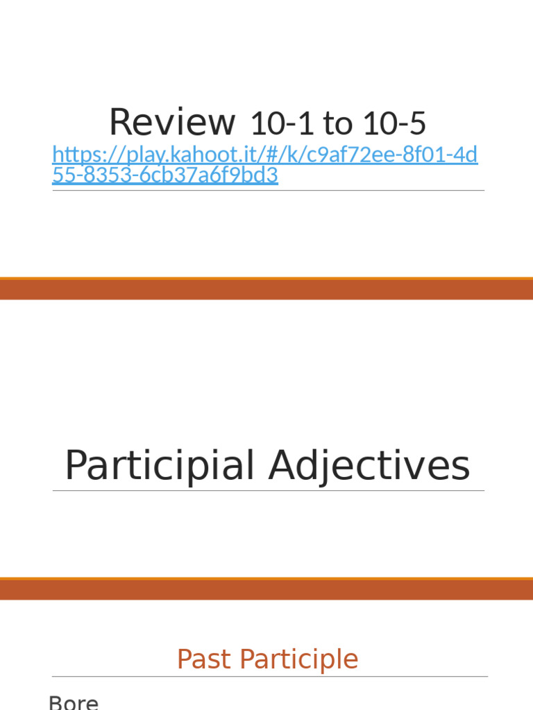 Understanding Participial Adjectives | PDF | Adjective | Semantic Units