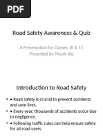 Road Safety Awareness Presentation | PDF | Road Traffic Safety ...