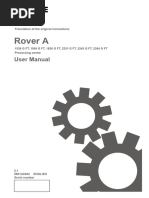 Biesse Rover | PDF | Menu (Computing) | Computer Program