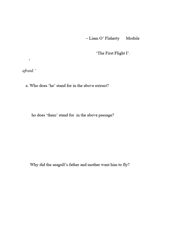 2 Stories Abt Flying Worksheet 2 | PDF