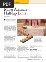 T & Cross Lap Halving Joint Guide | PDF | Woodworking | Metalworking