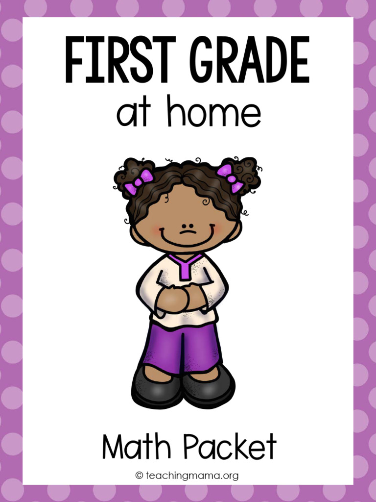 1st Grade Math Packet 1 | PDF