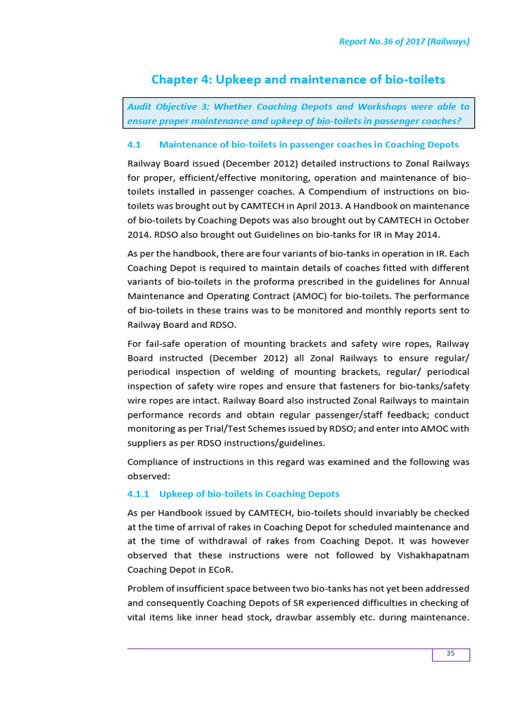Chapter 4: Upkeep and Maintenance of Bio-Toilets | PDF