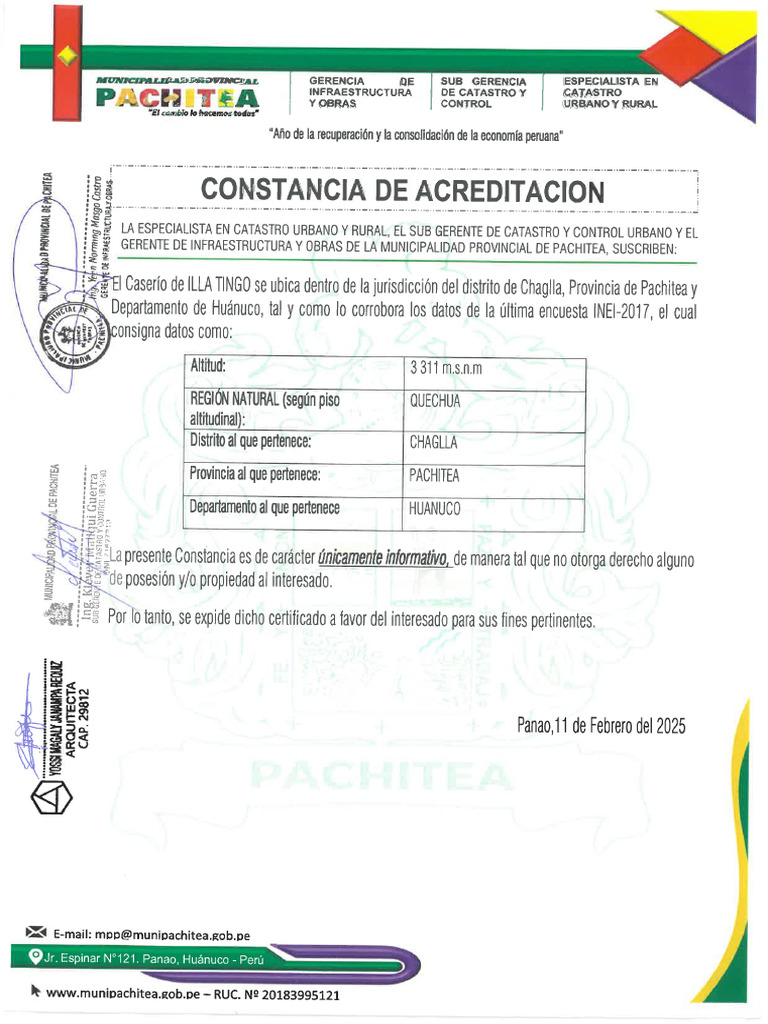 Constancias de Acreditacion | PDF