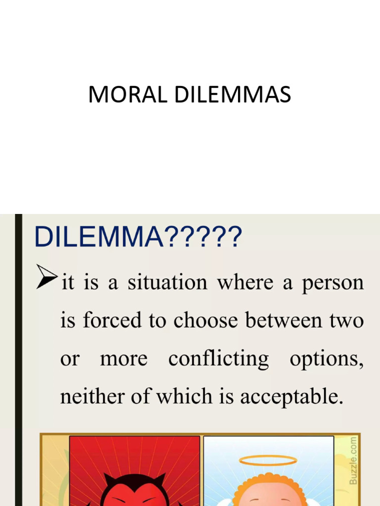 Lecture2ethics Moral Dilemma.pptx | PDF