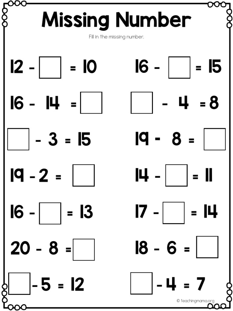 1st-Grade-Math-Packet-21 | PDF