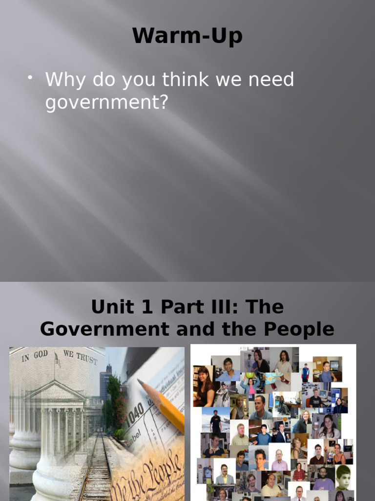 Understanding Government's Role and Structure | PDF