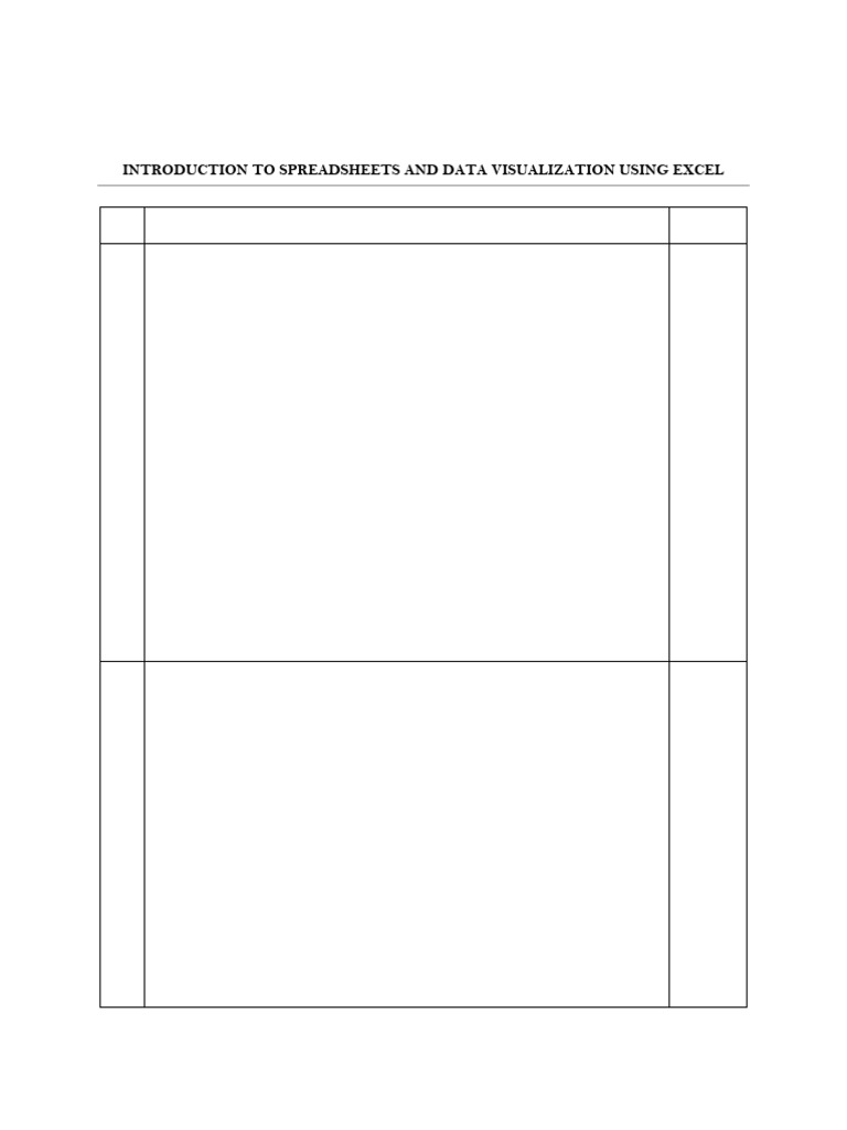 UNIT 1_Basics of Spreadsheets | PDF | Microsoft Excel | Spreadsheet UNIT 1_Basics of Spreadsheets | PDF | Microsoft Excel | Spreadsheet
